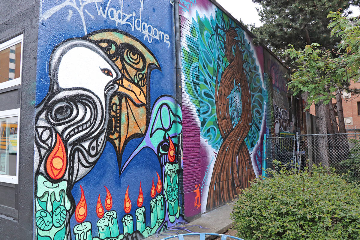 PHOTOS: Mural styles in Victoria run the gamut - Monday Mag